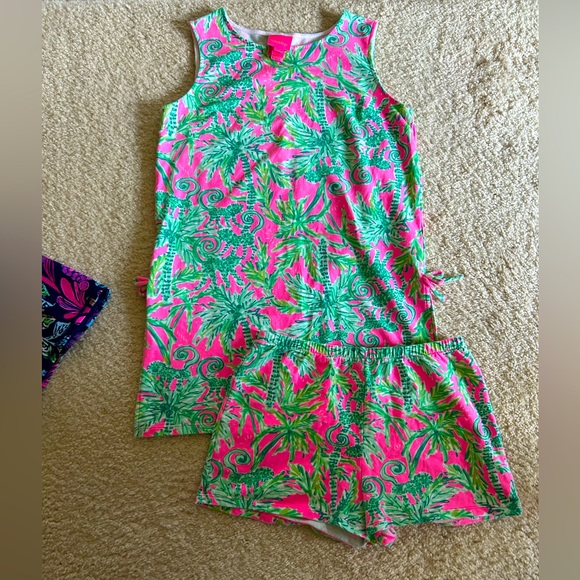 Lilly Pulitzer | Dresses | Lilly Pulitzer Girl 2 Piece Romper | Poshmark